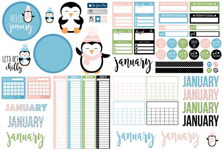 January Digital Planner Freebies | DPC Digitals