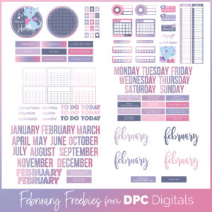 February Digital Planner Freebies | DPC Digitals