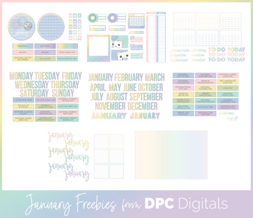 January Digital Planner Freebies | DPC Digitals