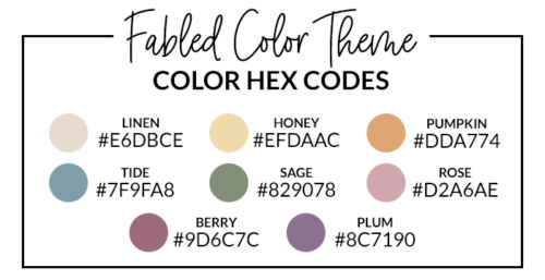 Sticker Set Hex Codes | DPC Digitals